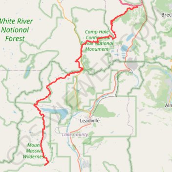 Continental Divide Trail (CDT): trail, distance, elevation, map ...